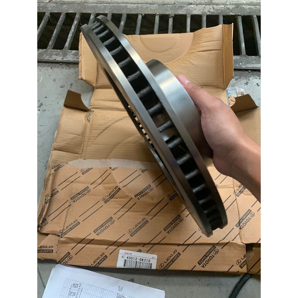 ROTOR DISC (43512-0K210) FOR TOYOTA FORTUNER 2015-PRESENT | Shopee ...