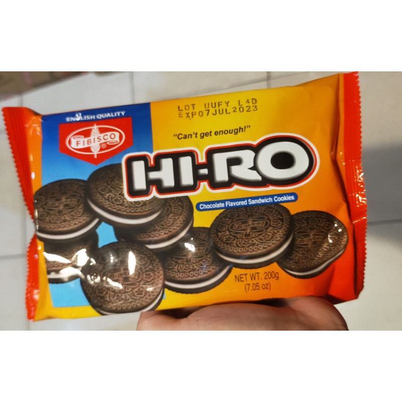 HI-RO Chocolate Cookies 200 grams | Shopee Philippines