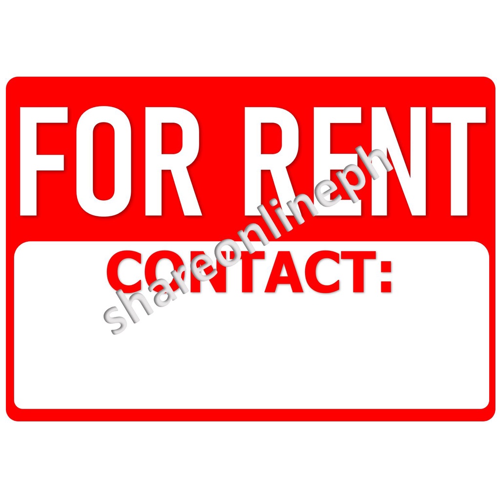 Laminated Signages | For Rent | Sticker Signage | Sign Boards | House ...
