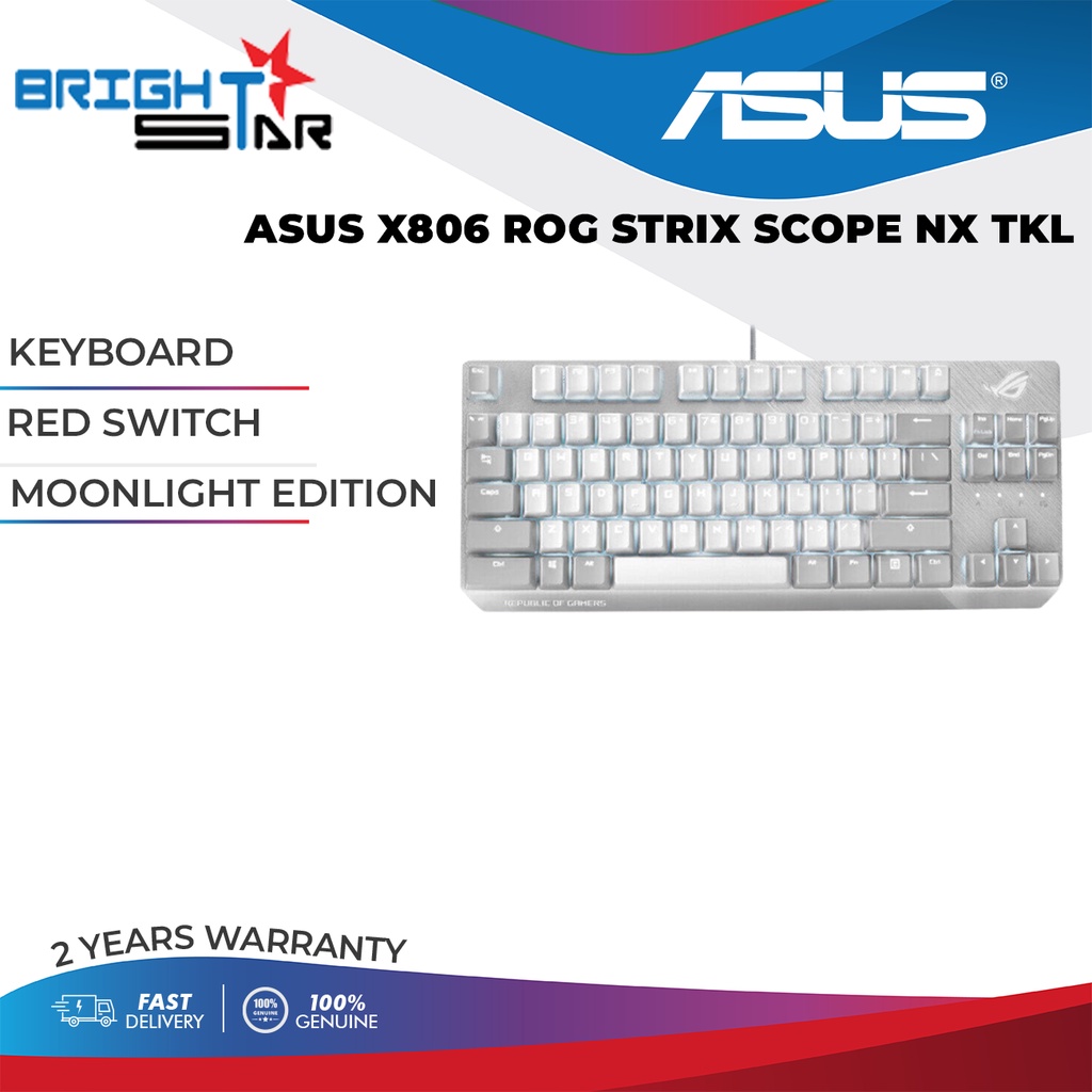 ASUS ROG Strix Scope NX TKL Moonlight Edition ( X806 ) | Shopee Philippines
