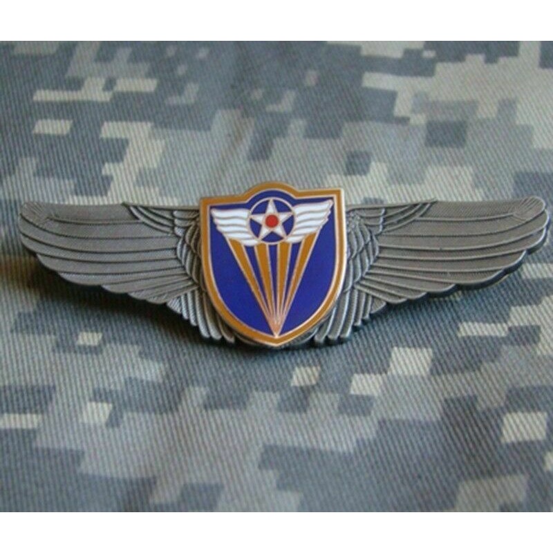 Fourth Air Force 4th AF USAF Military Pilot Wing Badge Insignia Metal ...