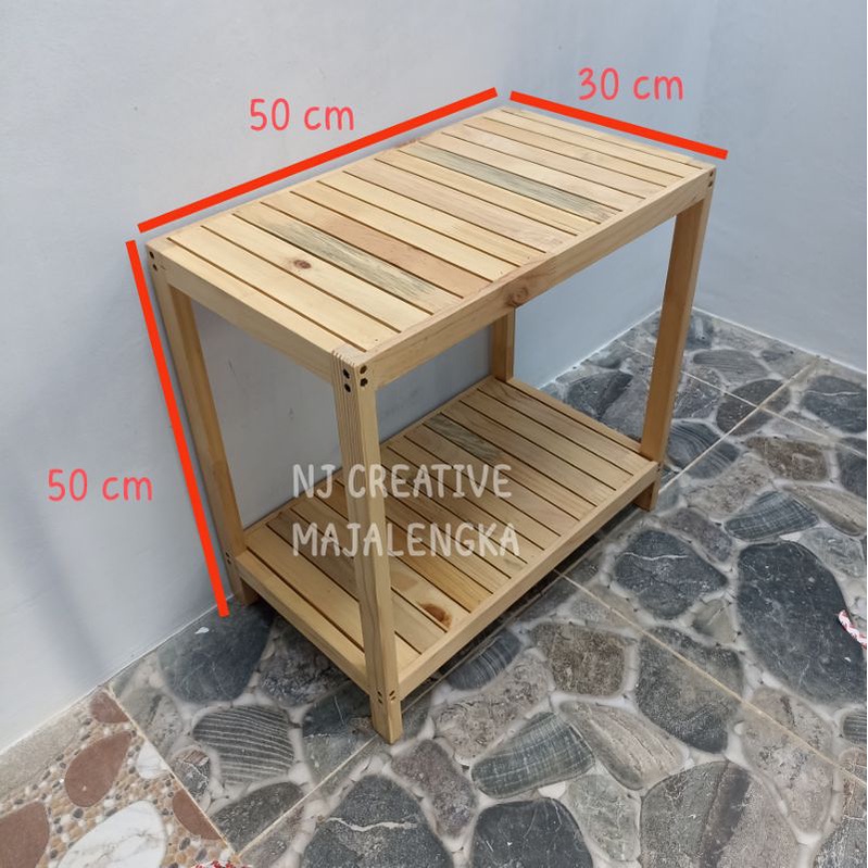 NJ Creative - 50x30 Minimalist Multipurpose Wooden Aquarium Table ...