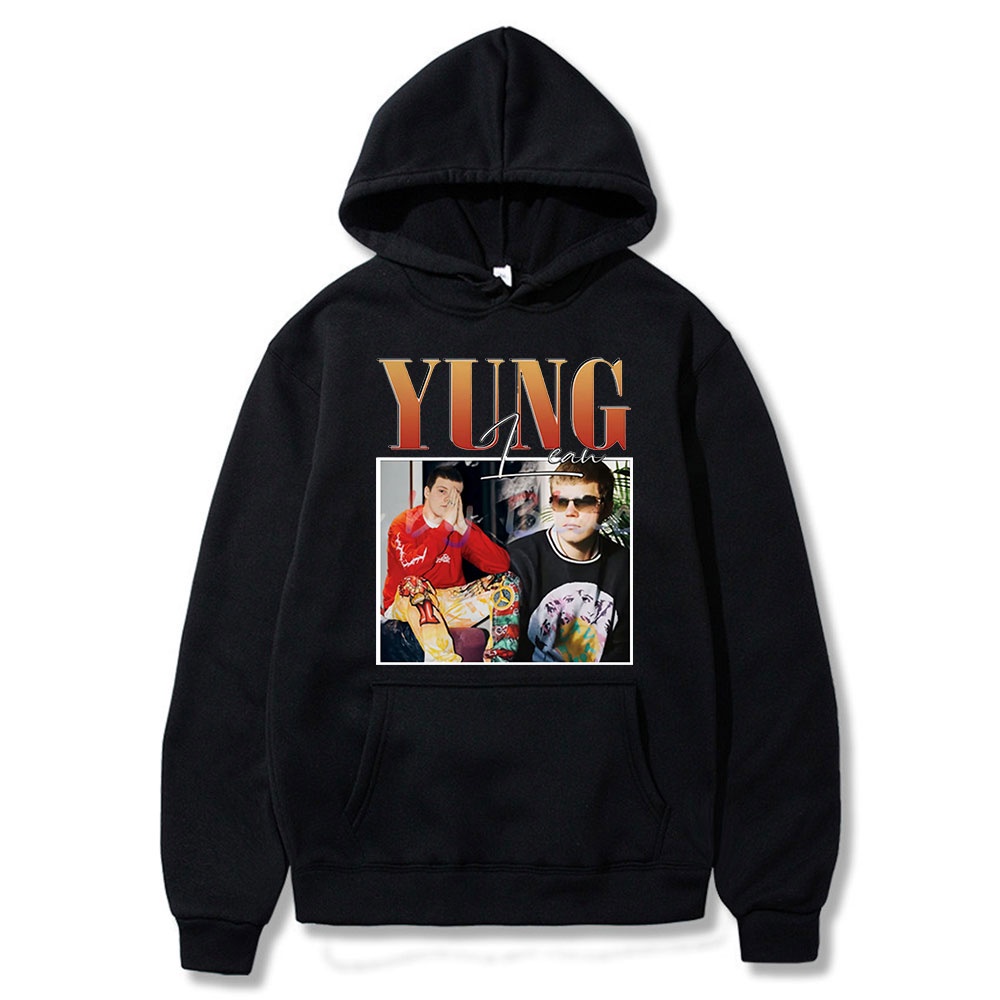 90S Rapper Yung Lean Graphic Hoodie Vintage Gothic Clothes Hooded Mens ...