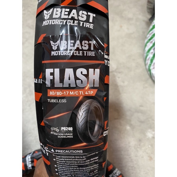 BEAST TIRE FLASH TUBELESS FREE PITO / SEALANT OR WITH OUT | Shopee ...