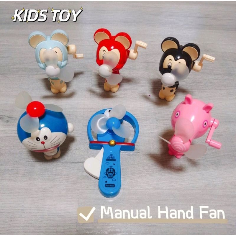 Kids Toy Hand Pressed Fan | Shopee Philippines
