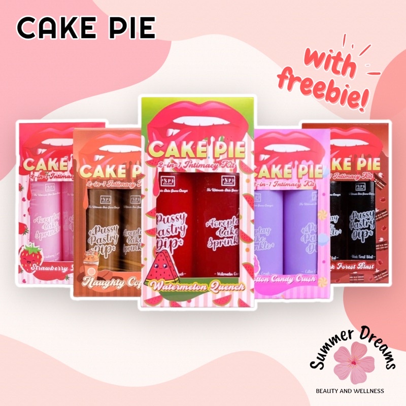 Cake Pie 2in1 Intimacy Kit Feminine Wash + Edible Spray | Shopee ...