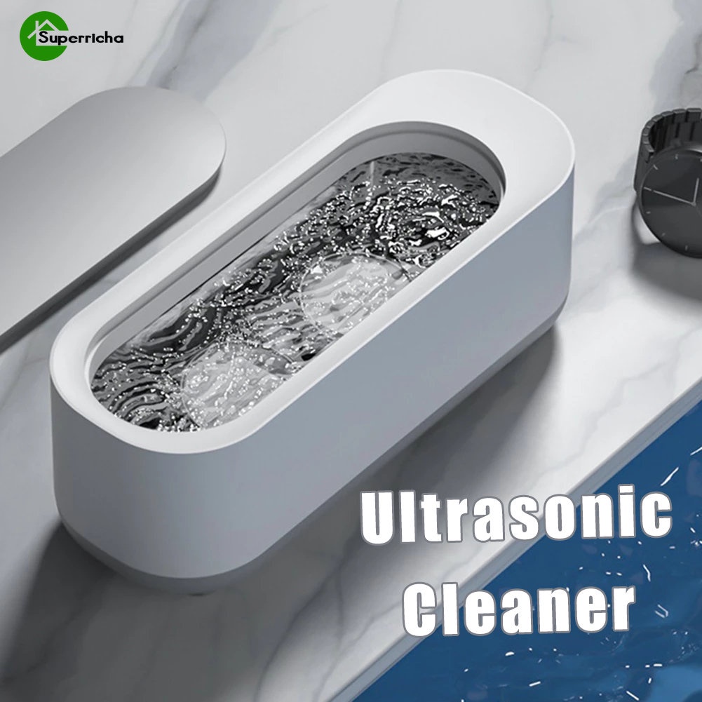 Portable Ultrasonic Multi-Use Cleaner Denture Teeth Glasses Makeup ...