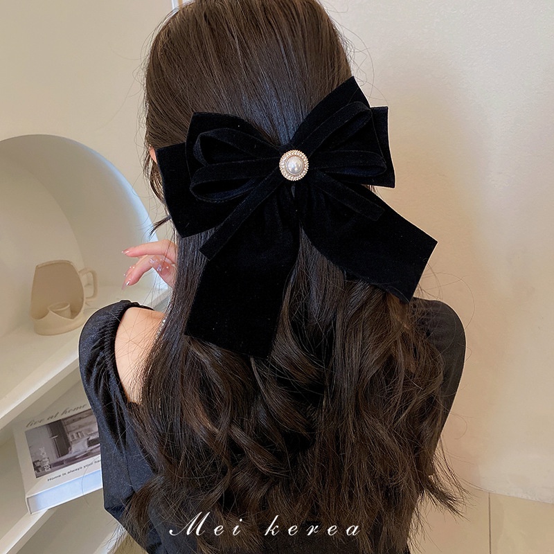 Dongdaemun Diamond Pearl Circle Bow | Shopee Philippines