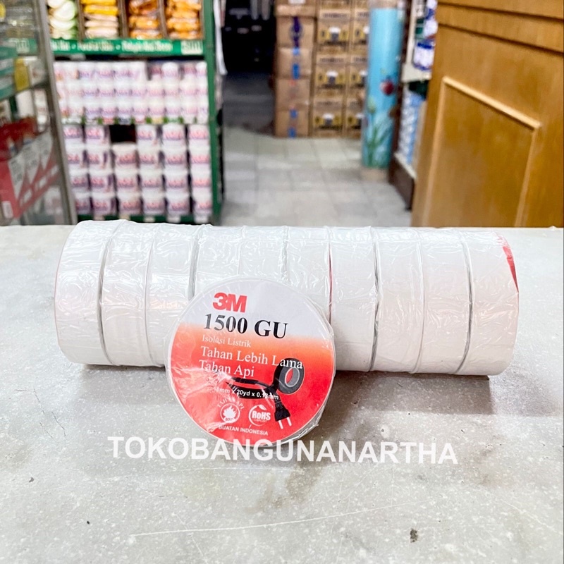 PUTIH Electrical Insulation 3M 1500 GU White | Shopee Philippines