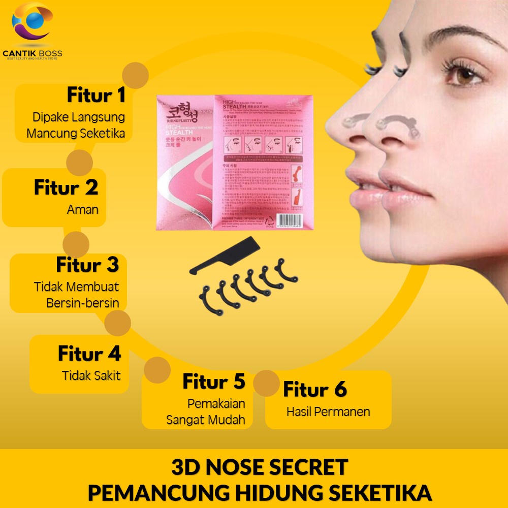 3d Nose Secret Original Korean Instant Nose Lift Tool Without Surgery ...
