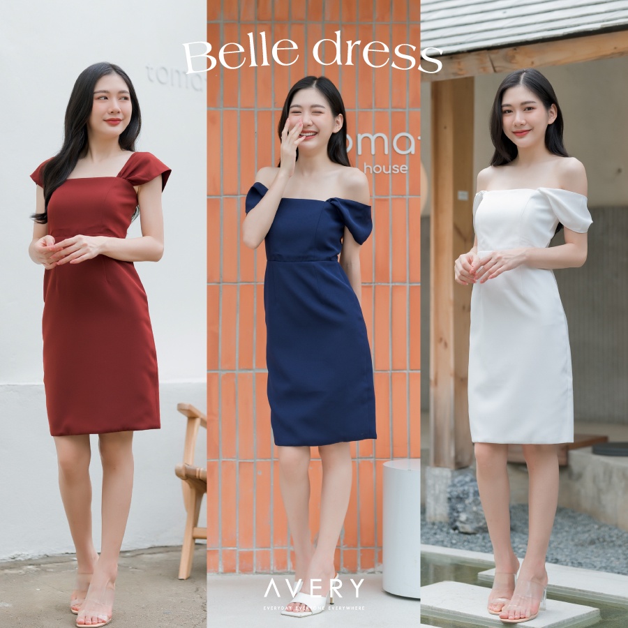AVERY-BELLE DRESS (Newin) | Shopee Philippines