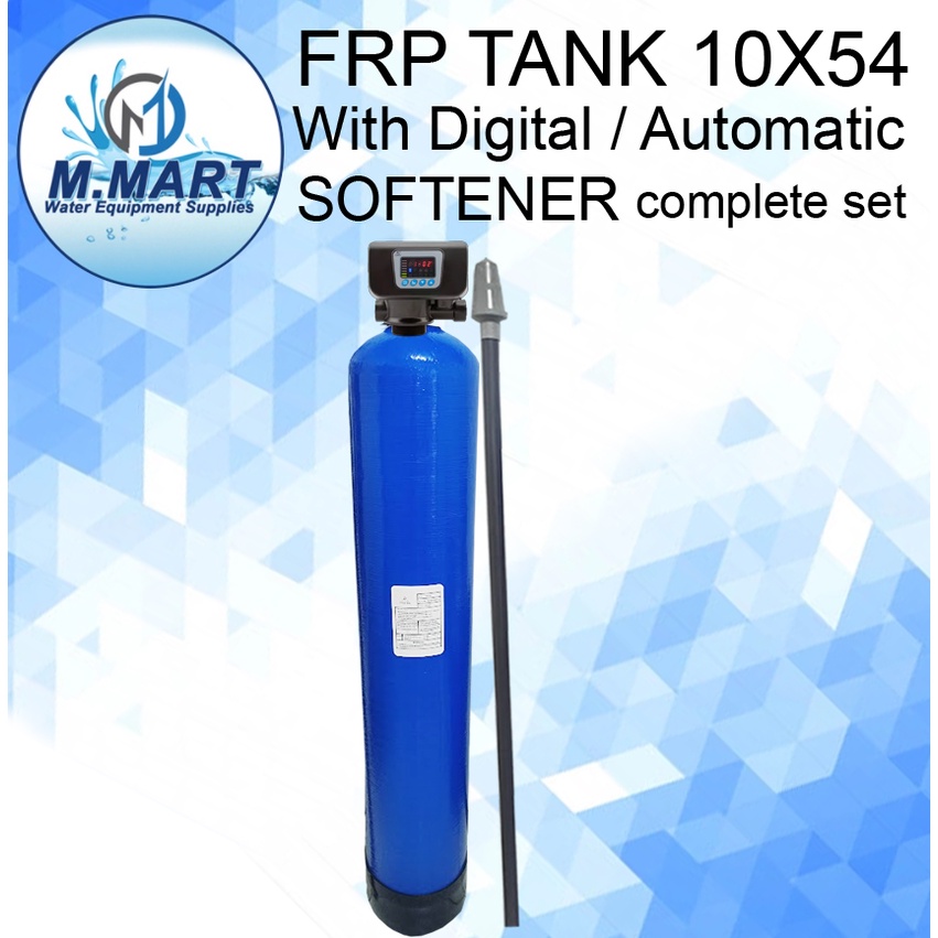 FRP TANK 10x54 With DIGITAL / AUTOMATIC head (softener or Valve ...