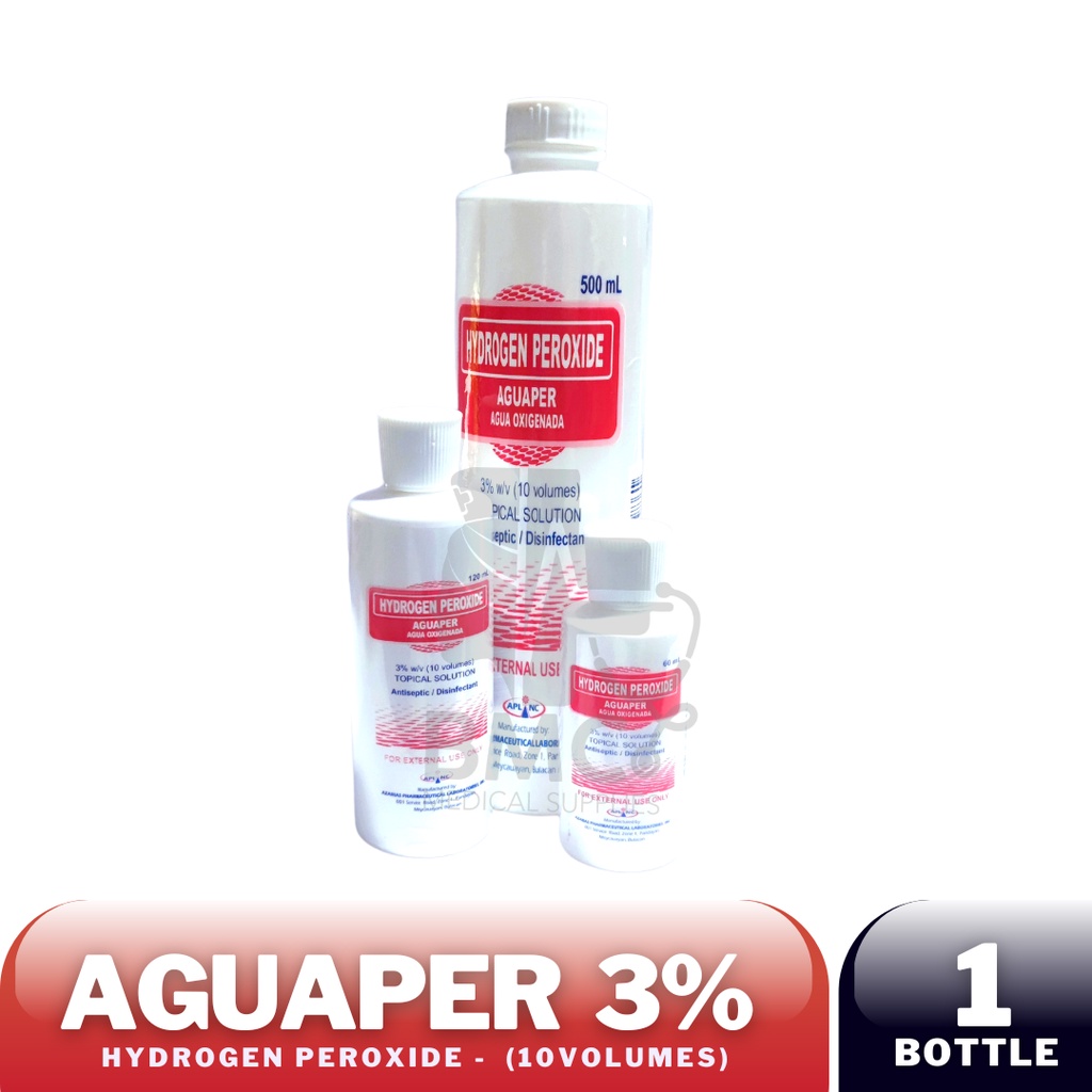 Hydrogen Peroxide 3% Solution Disinfectant (Antiseptic Disinfectant ...