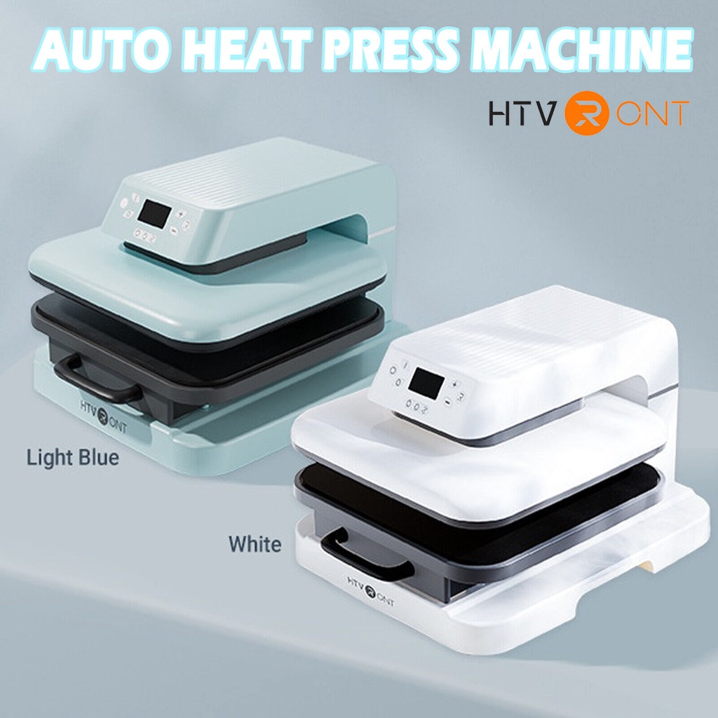【8.8 SALE】HTVRONT 220V Auto Heat Press Machine 15"X15"/38cm X 38cm ...
