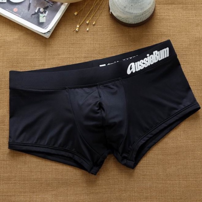 Aussie Bum Men Quality Milk-Silk Plain Boxer Briefs Man Low Waist ...
