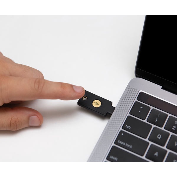 Yubico - YubiKey 5C NFC - Two Factor Authentication USB and NFC ...