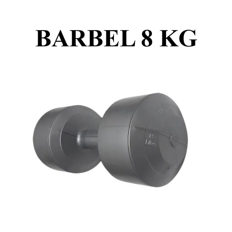 Barbell / Dumbbell / Dumbbell / Plastic Dumbbell Filled with Sand 8 kg ...