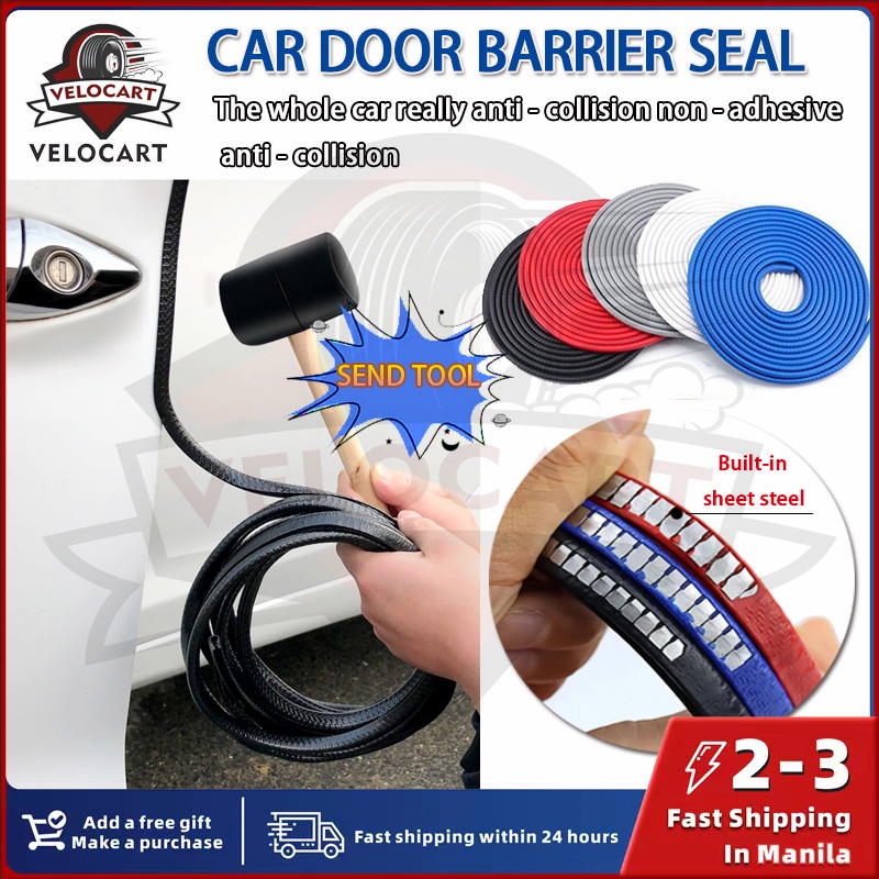 5M & 10M Car Door Edge Bumper Protector Strip U Shape Car Door Anti ...