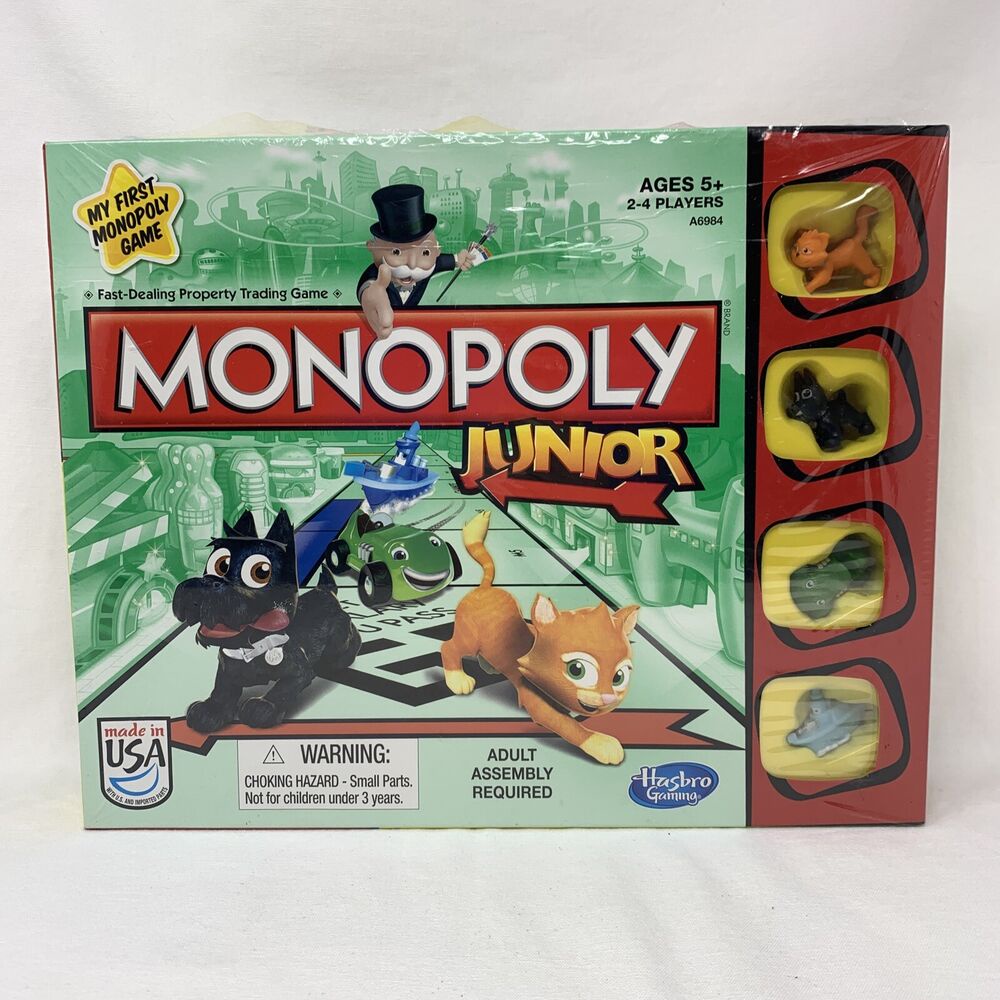 Monopoly Junior - My First Monopoly Game by Hasbro Gaming (NEW ...