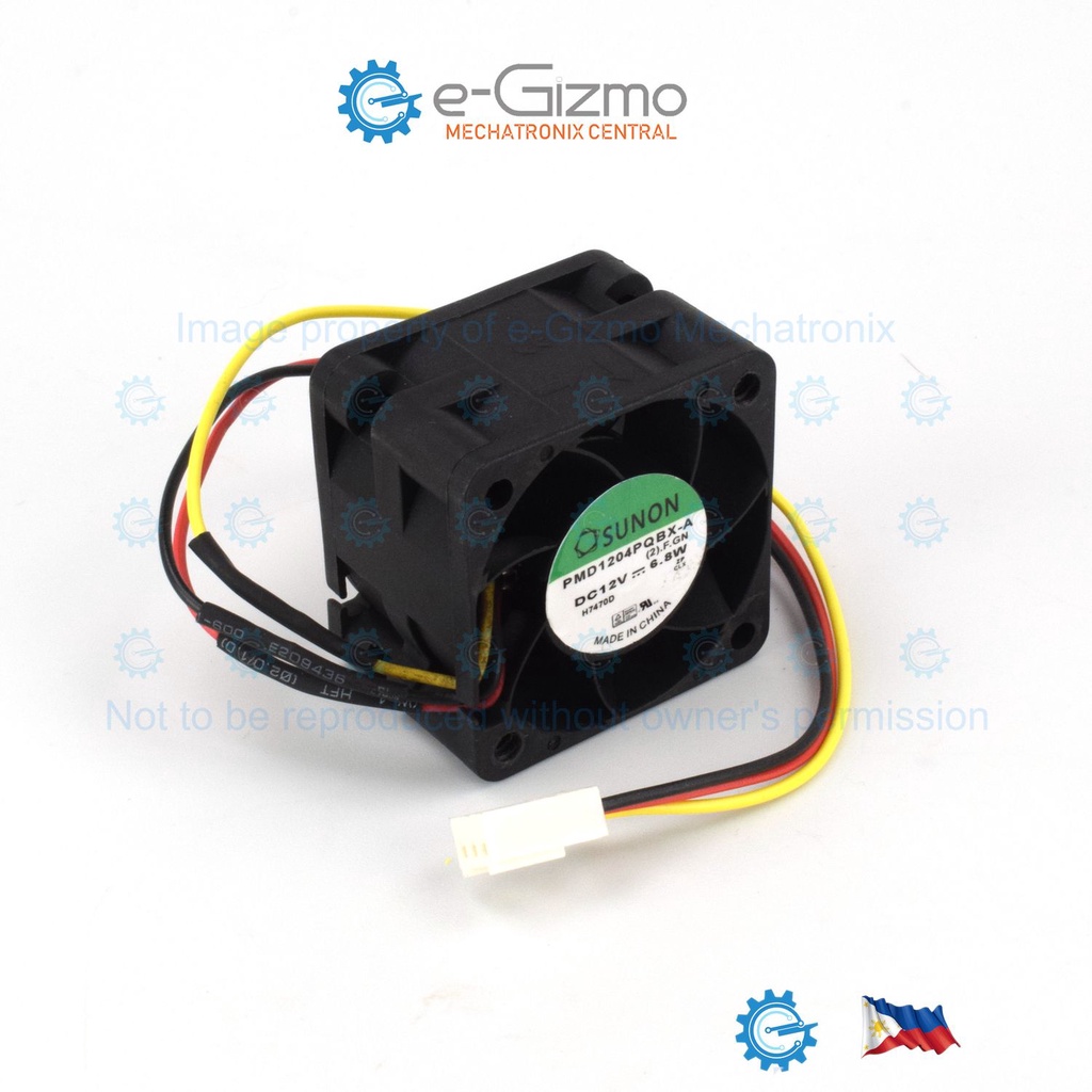 Sunon High Airflow PMD1204PQBX-A 40mm 12V Server Axial Fan 3-wire Speed ...