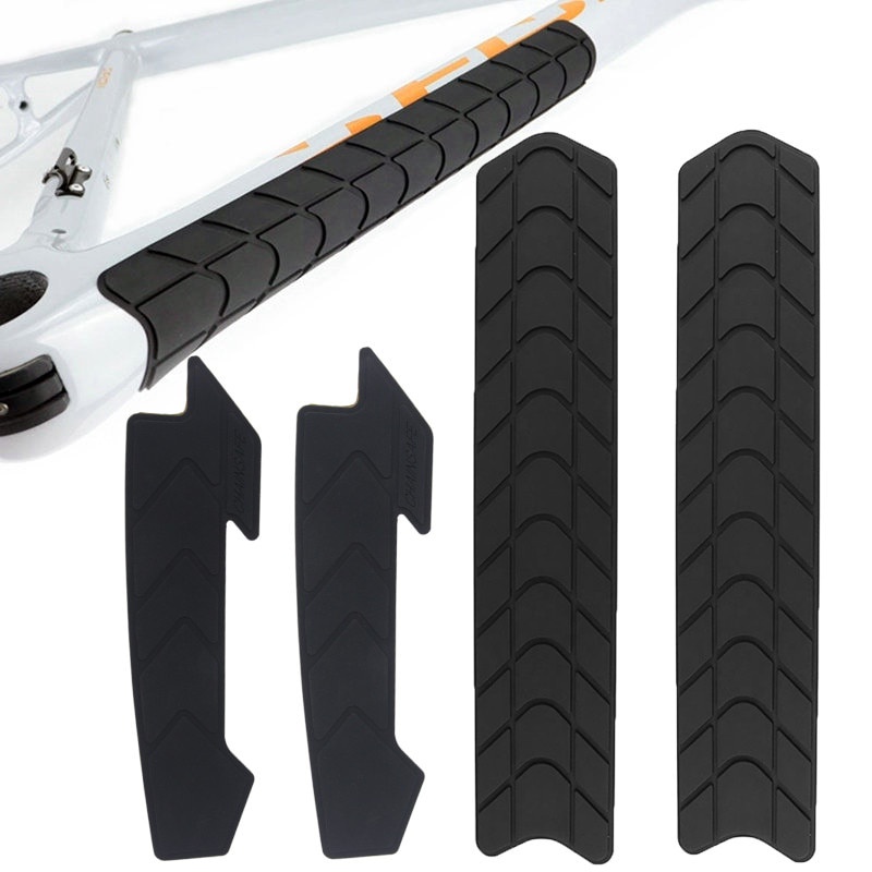 MTB Road Bike Frame Scratch-Resistant Sticker Silicone Bike Chain ...