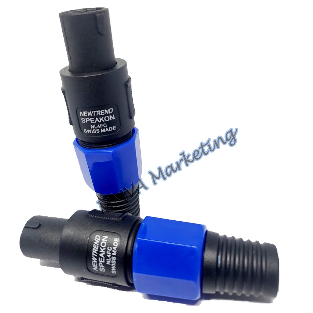 Newtrend Speakon Plug Connector with rubber booth 4-pins Male Head Line ...