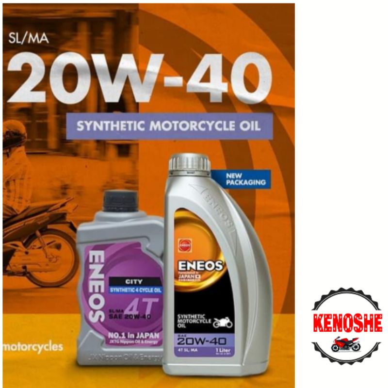 ∈Eneos Motorcycle Oil 20W-40 1L | Shopee Philippines