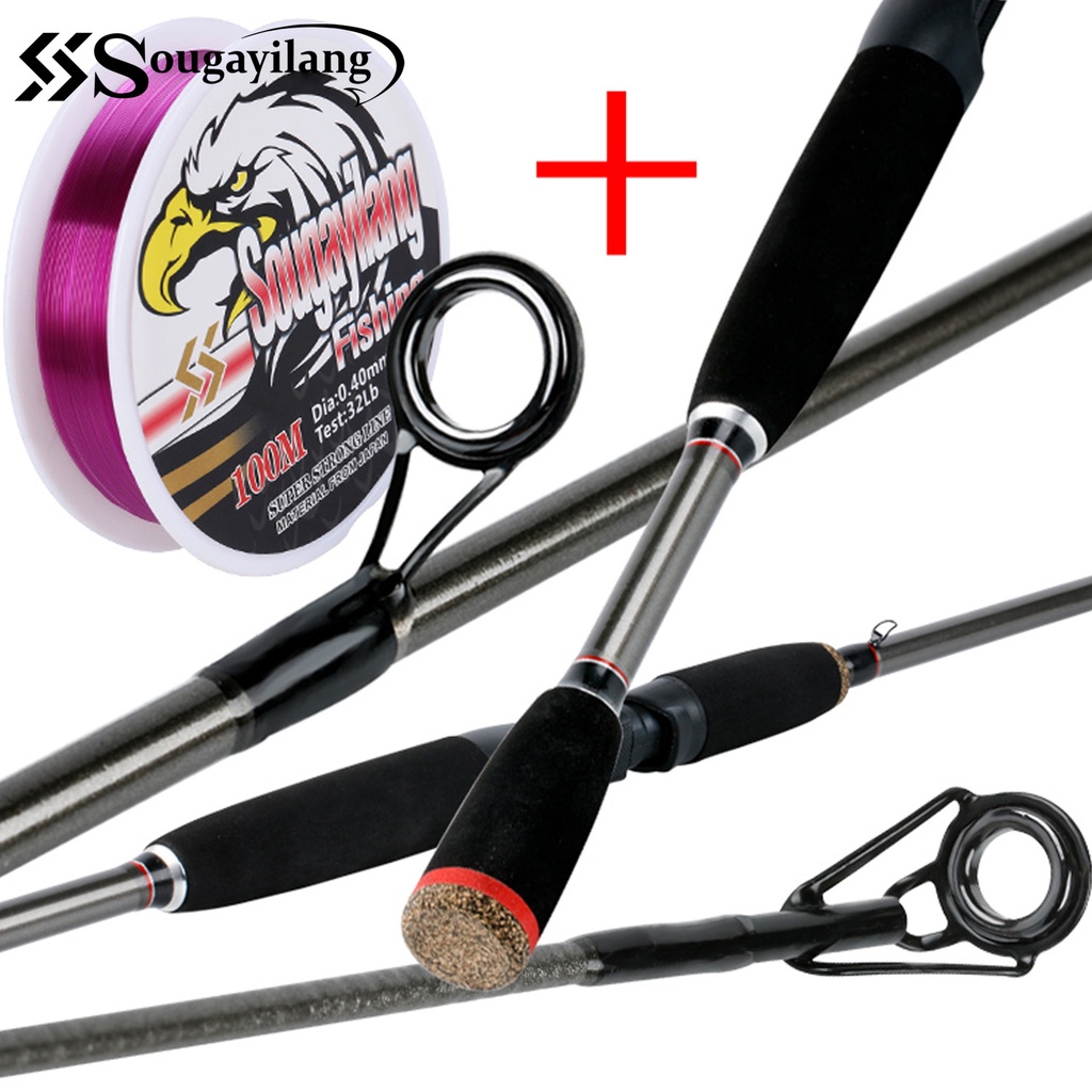 Sougayilang High Quality Fishing Rod 1.8m/6ft 6-15lb Spinning/Casting ...