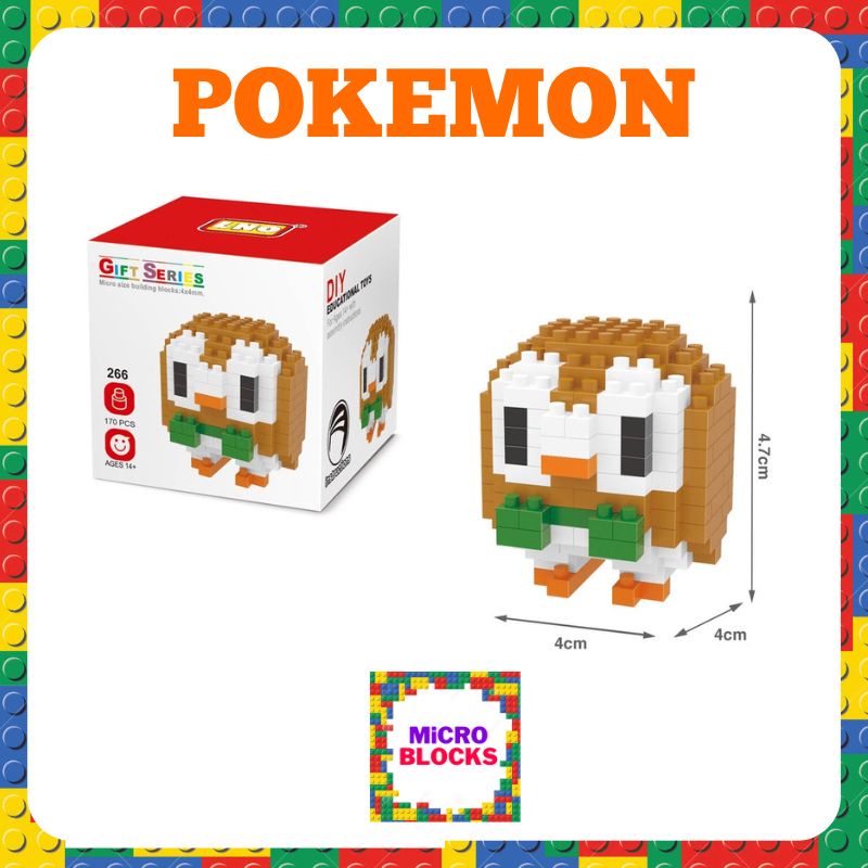 Pokemon Micro Blocks - Rowlett - Pokemon Collection - Gift Series ...
