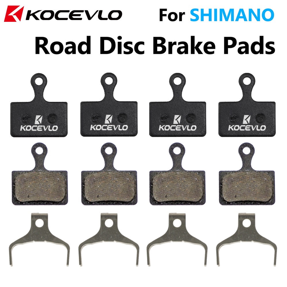 KOCEVLO 4 Pair Road Disc Brake Pads For SHIMANO Flat Mount Caliper L03a ...