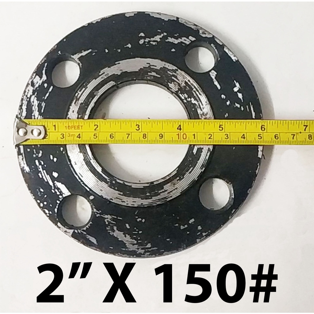 BI SLIP ON FLANGE 2" X 150# FLAT FACE BLACK IRON ...