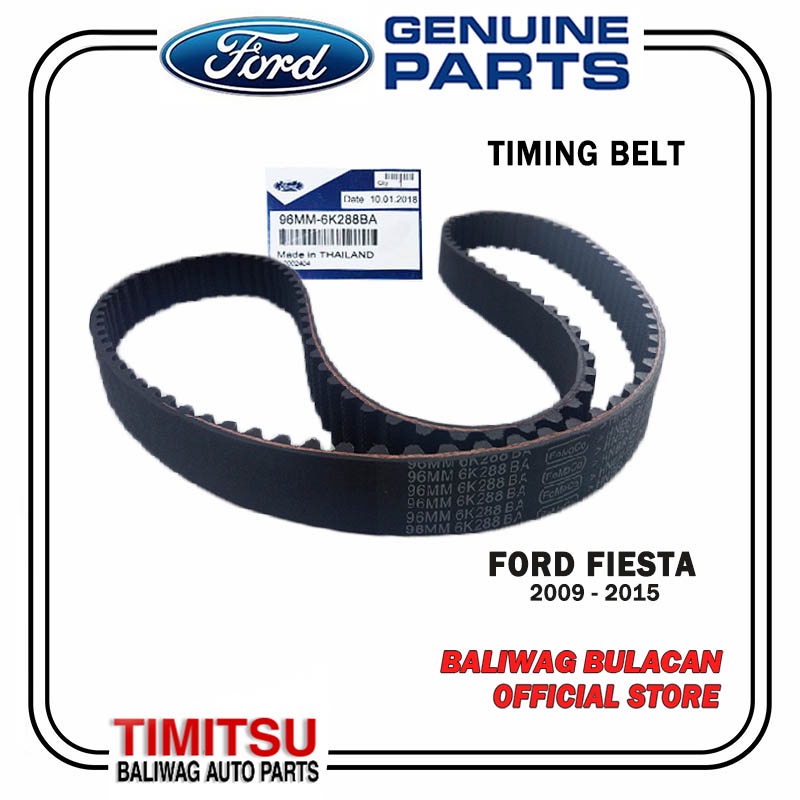 TIMING BELT (117 TEETH) FIESTA 2009-2015 PART NO. 96MM 6K288 BA FORD ...