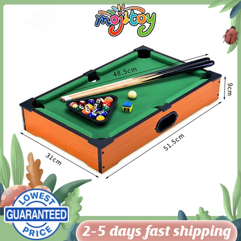 Mini Billiard Table Set 20x12 Inches Kids Wooden Pool Table Set Boy ...