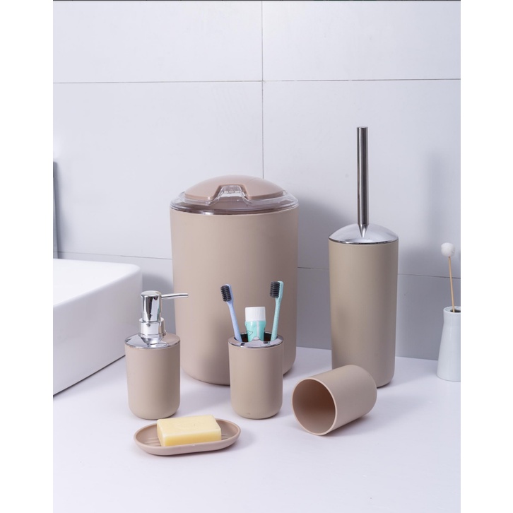 Bathroom Accessories Set 6 pcs | Shopee Philippines