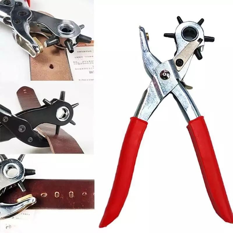 【COD】Belt Punching Pliers Multi-function Punch Pliers Home Round Hole ...