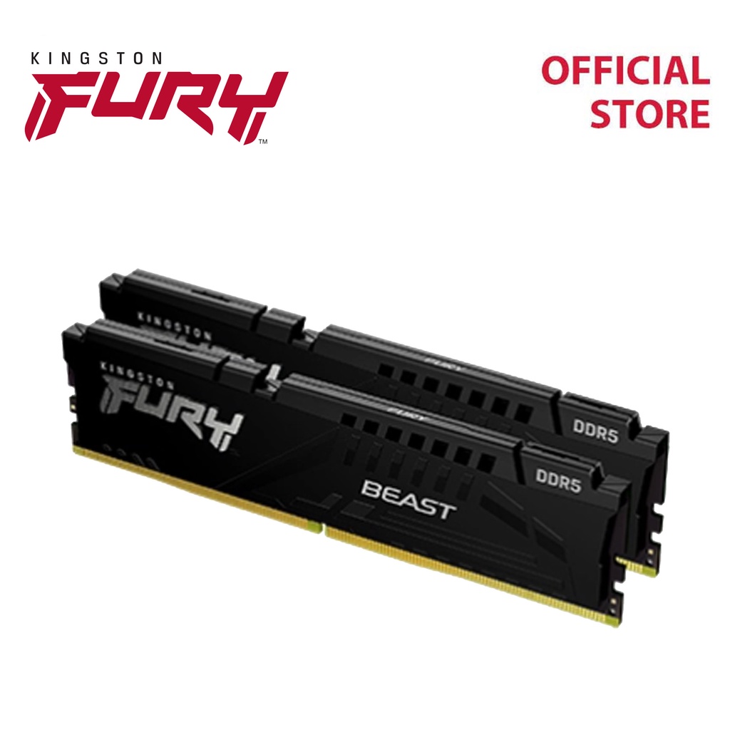 Kingston Fury Beast DDR5 16GB/32GB 16Gbit DRAM AMD EXPO Kit of 2 Gaming ...
