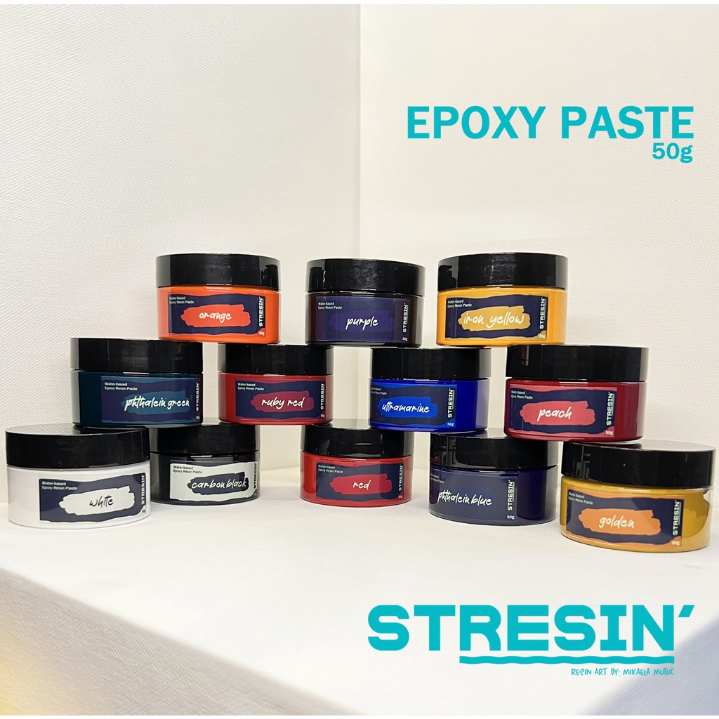 EPOXY RESIN PIGMENT PASTE 50g bottle (waterbased) | Shopee Philippines