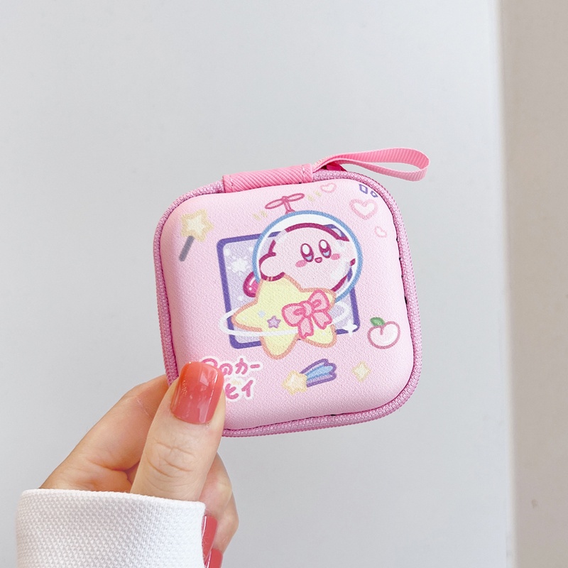 Kawaii Kirby Totoro mini Coin Purse Anime Keychain Backpack Charm ...
