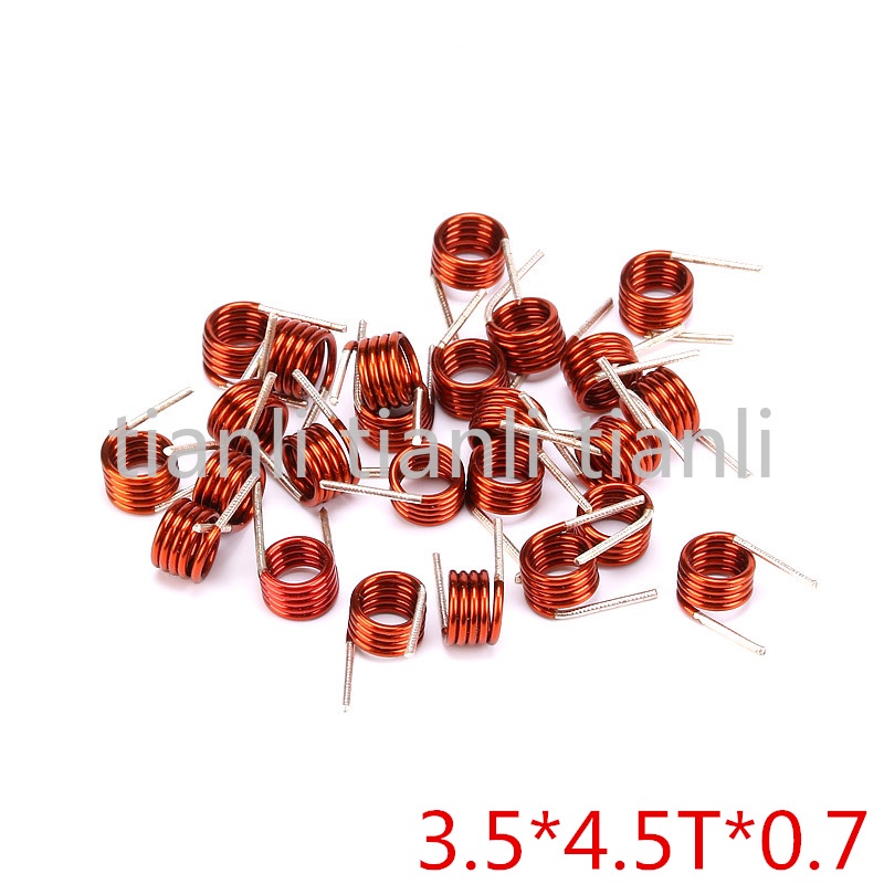 100PCS/Lot 3.5*4.5T*0.7 Inductors FM Coil Inductor Hollow Coil ...