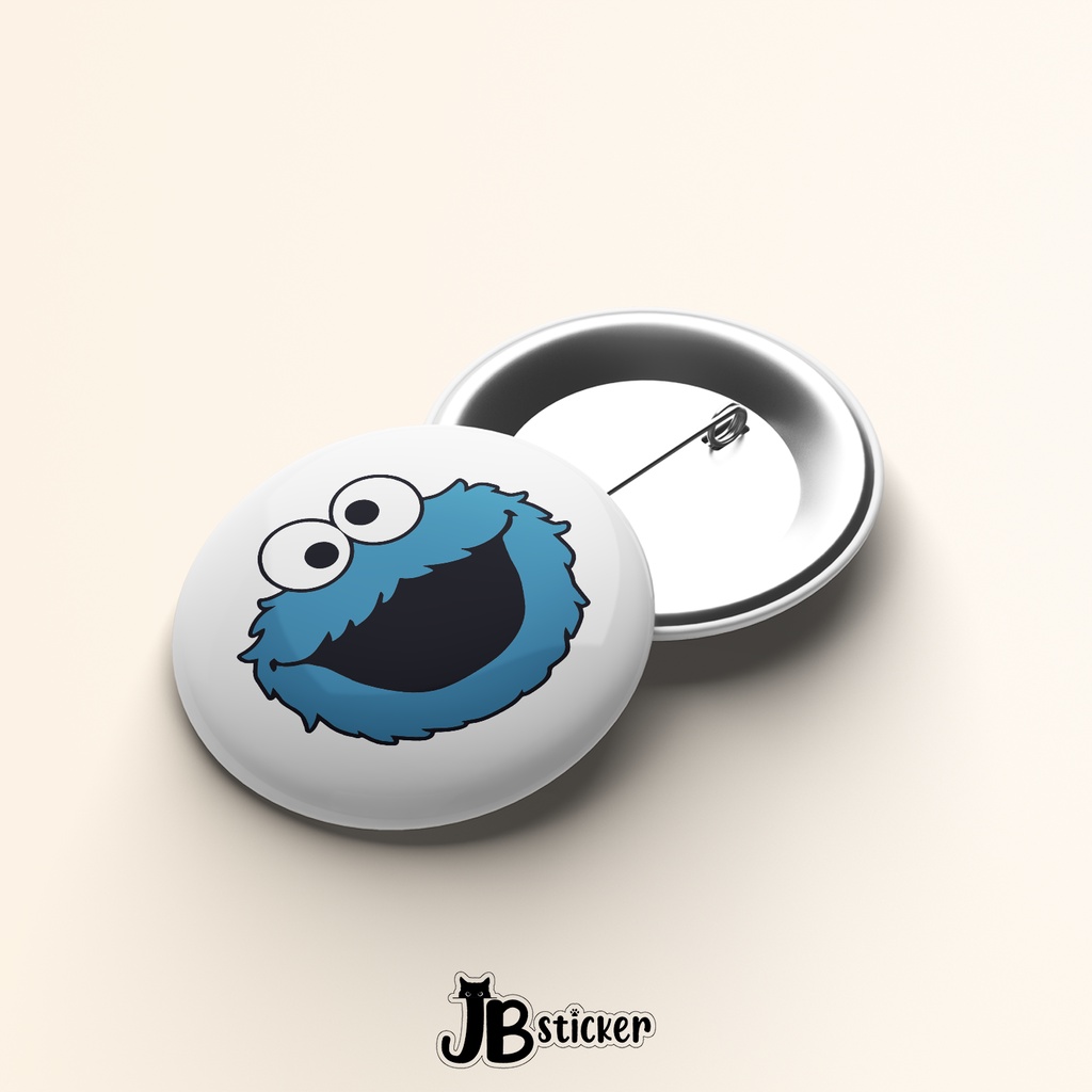 Cookie Monster Button Pin, Button Badge | Shopee Philippines
