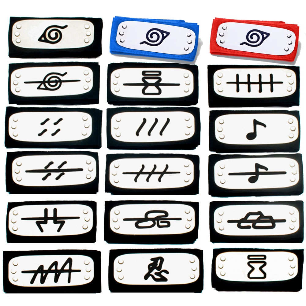 Anime Boruto Accessories Headbands Guard Hokage Ninja Minato Akatsuki ...