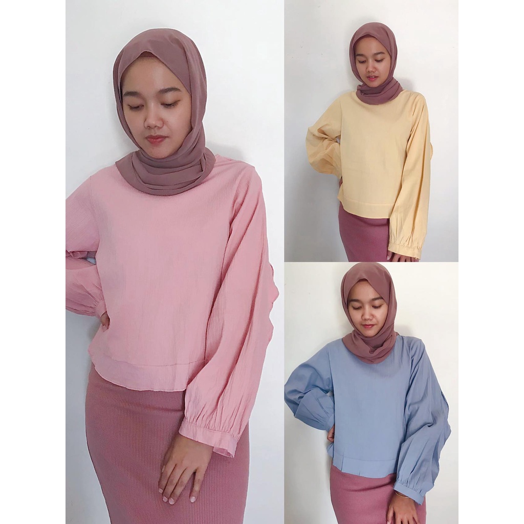 KEMEJA Macaron shirts, premium blouses, women's tops, oversized clothes ...