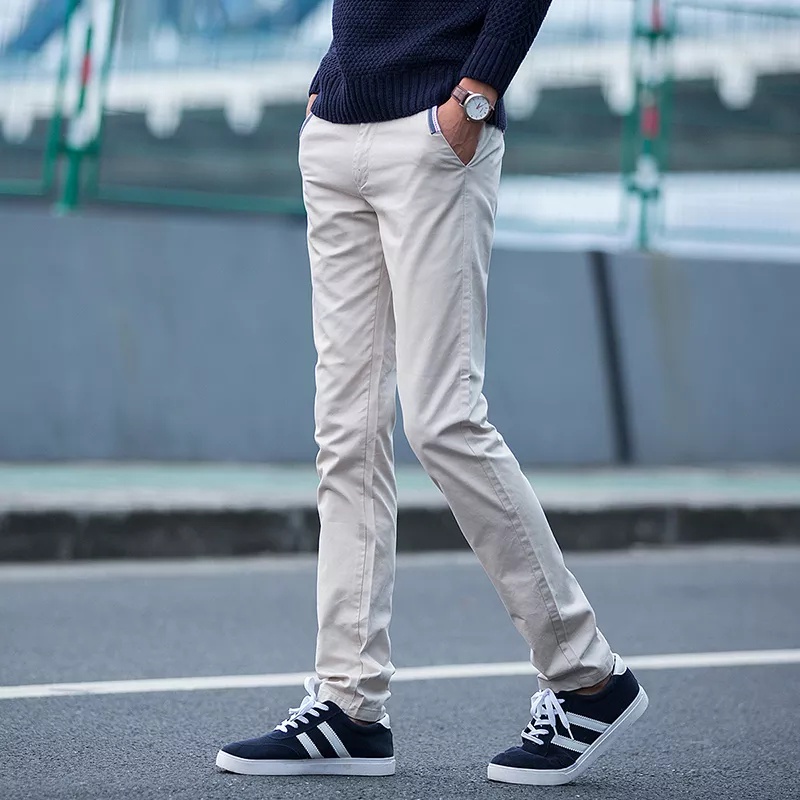 New Fashionable Pants for Men's Casual pants Woven Fabric | Shopee ...