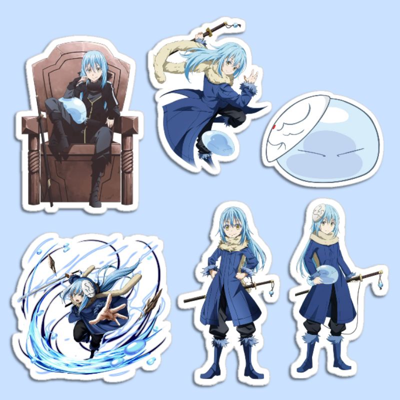 Anime Sticker Tensei Shitara Slime Datta Ken Rimuru tempest Sticker ...