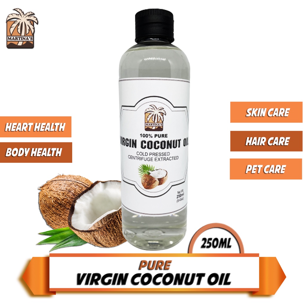 Virgin Coconut Oil (100ml, 250ml,500ml,) vco oil organic cold pressed ...
