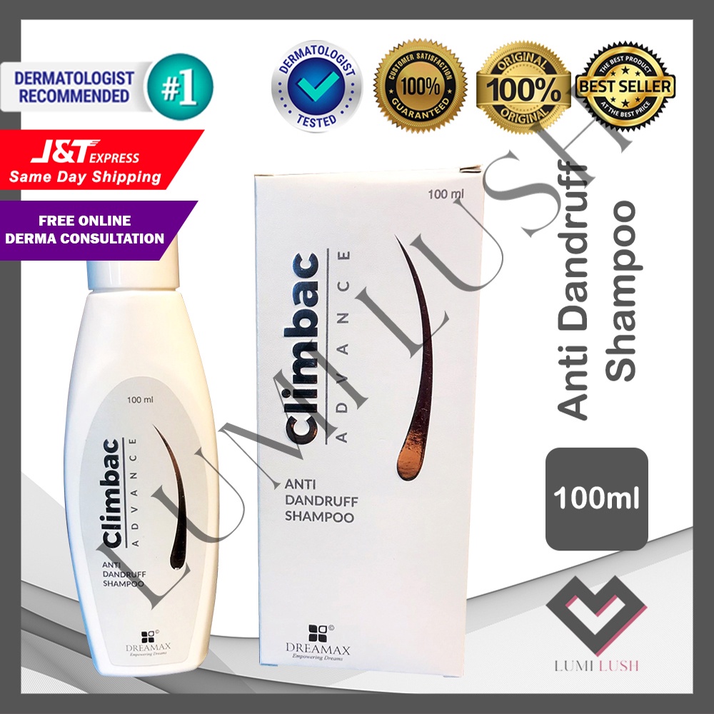 Climbac Advance Anti Dandruff Shampoo 100ml | Shopee Philippines