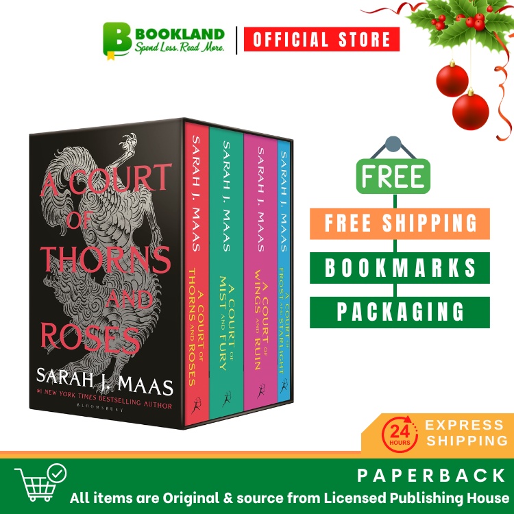 A Court of Thorns and Roses Box Set by Sarah J. Maas [4 BOOKS] Acotar ...
