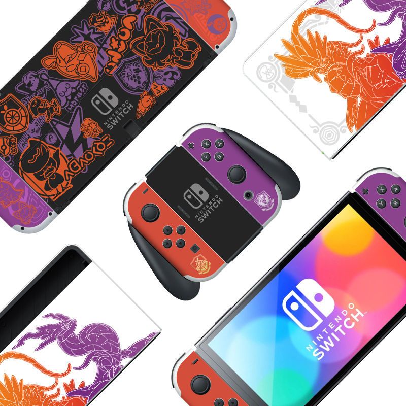 Nintendo Switch Skin Pokémon Scarlet and Violet Vinyl Decal Stickers ...