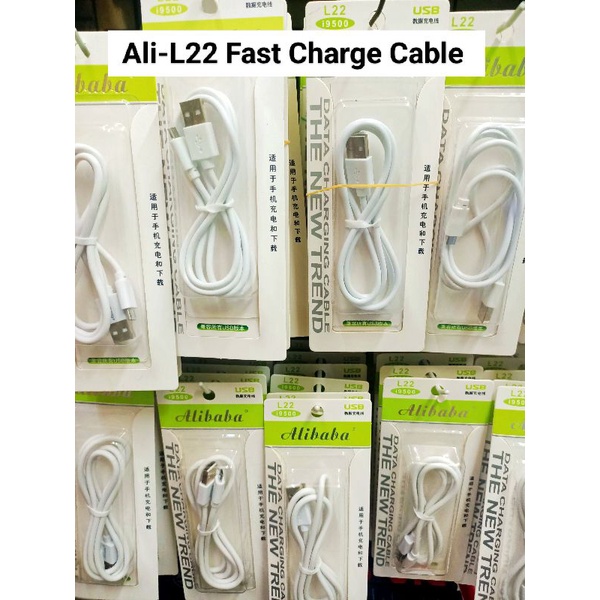 SSM- Ali L22 Cable Fast Charging Cable Good For Your Phone | Shopee ...