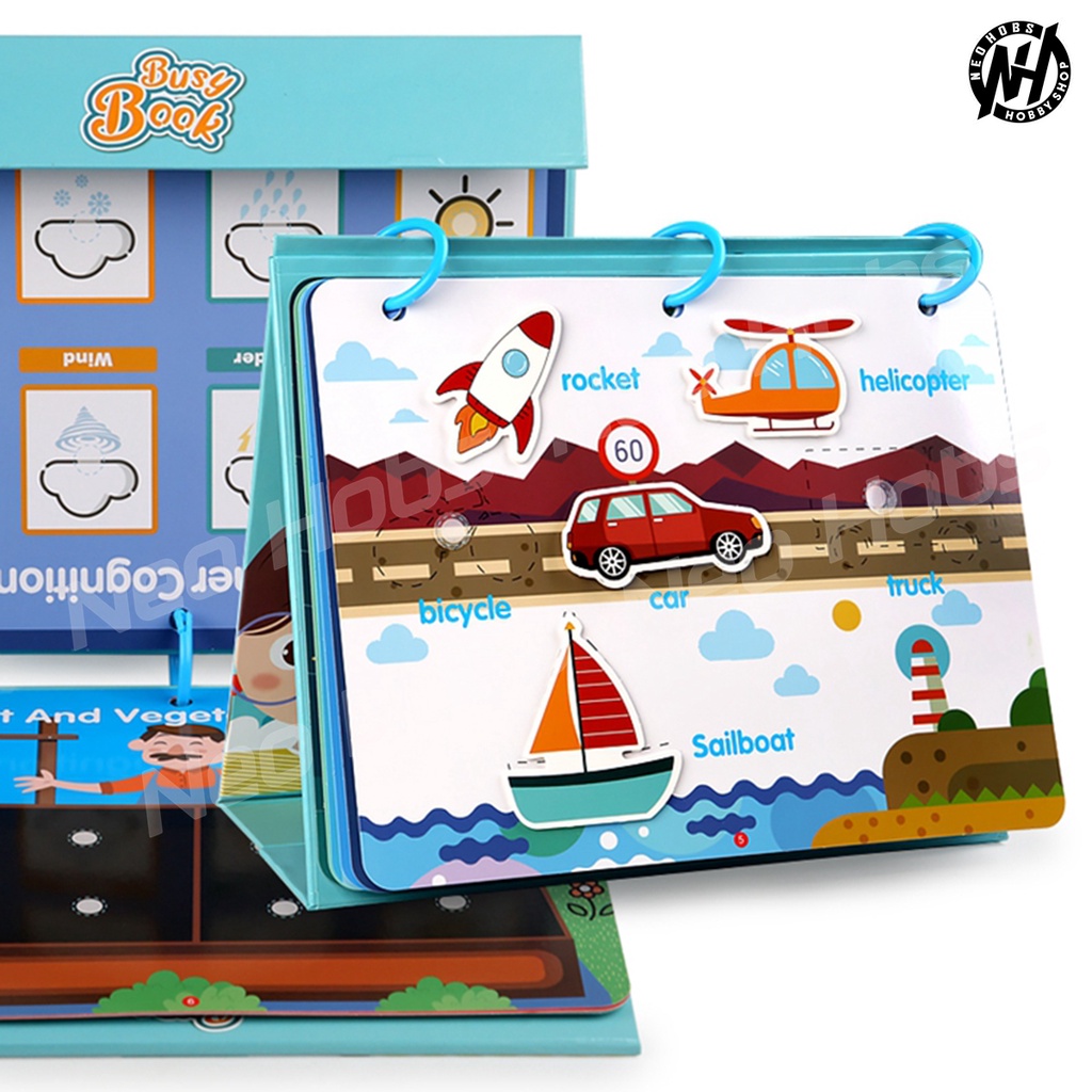 Busy Book Desk Calendar Type Quiet Book for Kids | Shopee Philippines